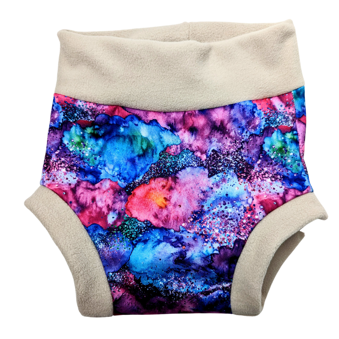 PUL/Fleece Combination Cloth Diaper Cover | Watercolor – The Blythe Life